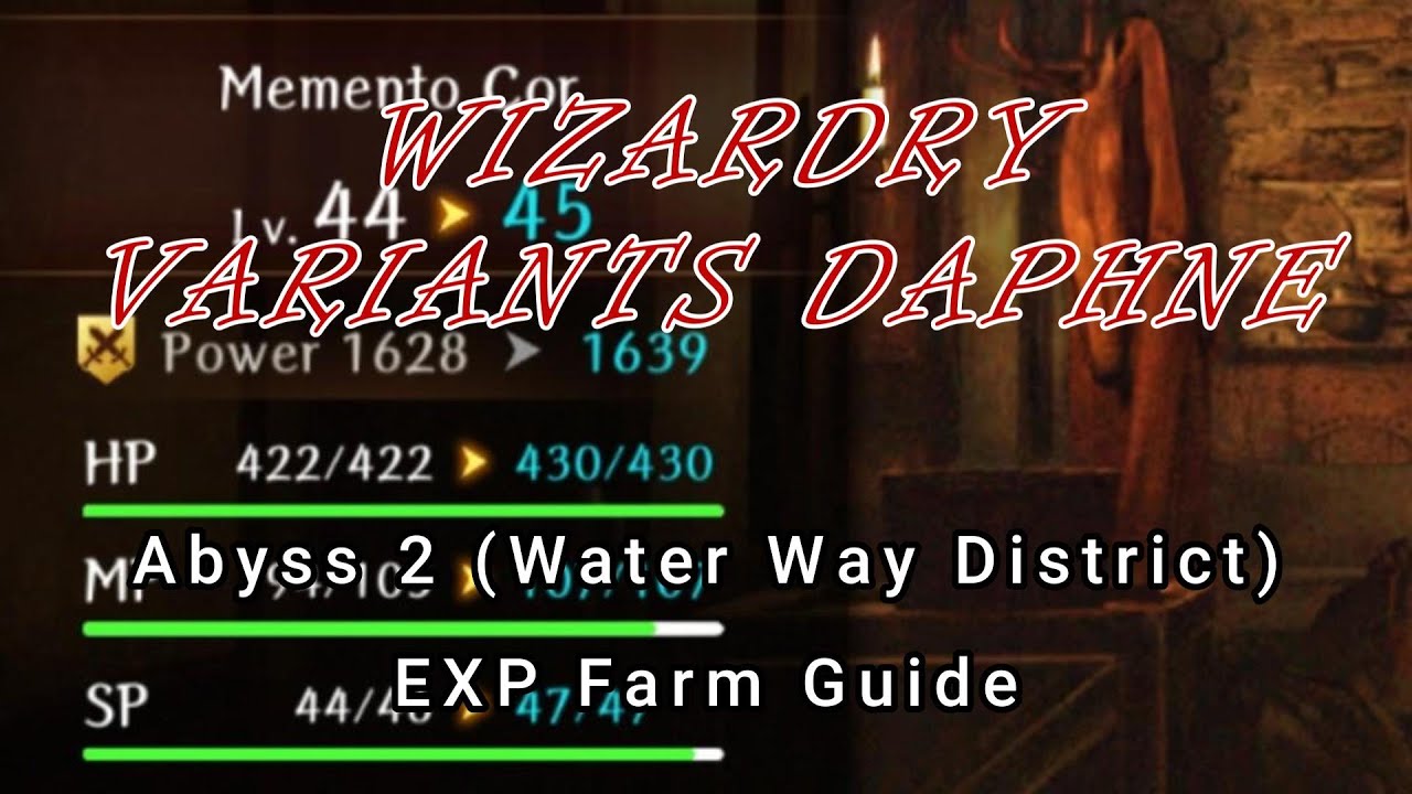2nd Abyss EXP Farming Complete Guide (Water Way) - Wizardry Variants ...