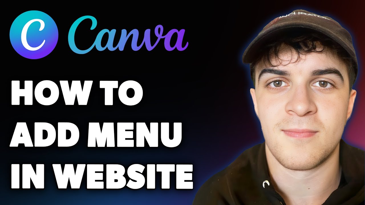 How to Add Menu in Canva Website (Full 2025 Guide) - YouTube