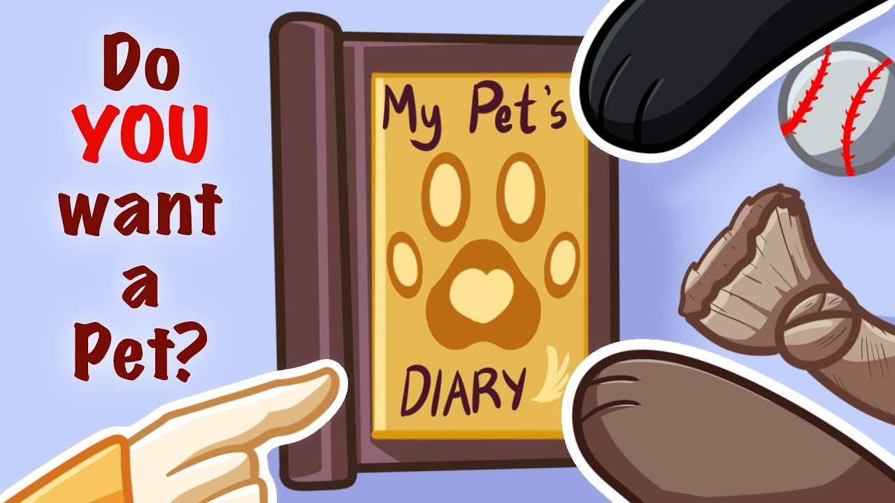 My Pets' Diary Animation: A Life with a Furry Buddy - YouTube