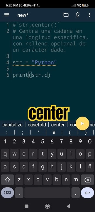 Python Strings Center Python Coderjz Programming Youtube