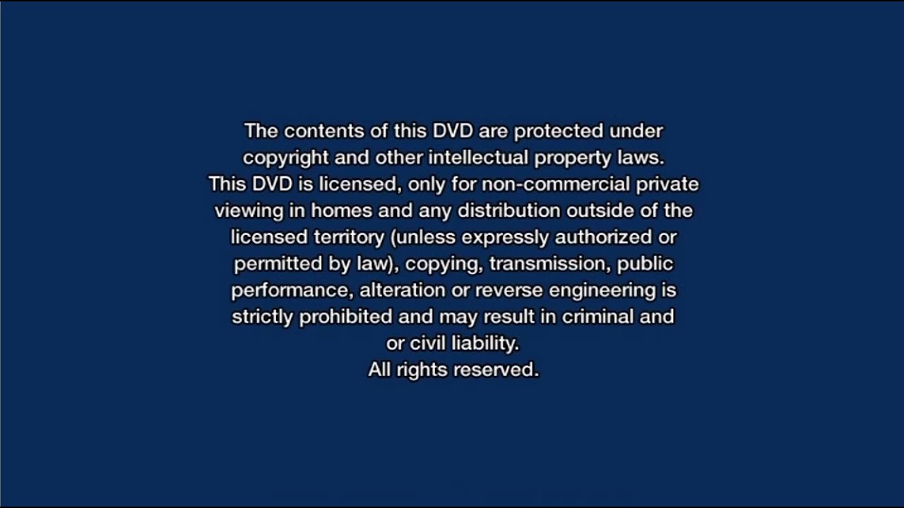 DreamWorks UK Warning Screen (2006-2014) - YouTube
