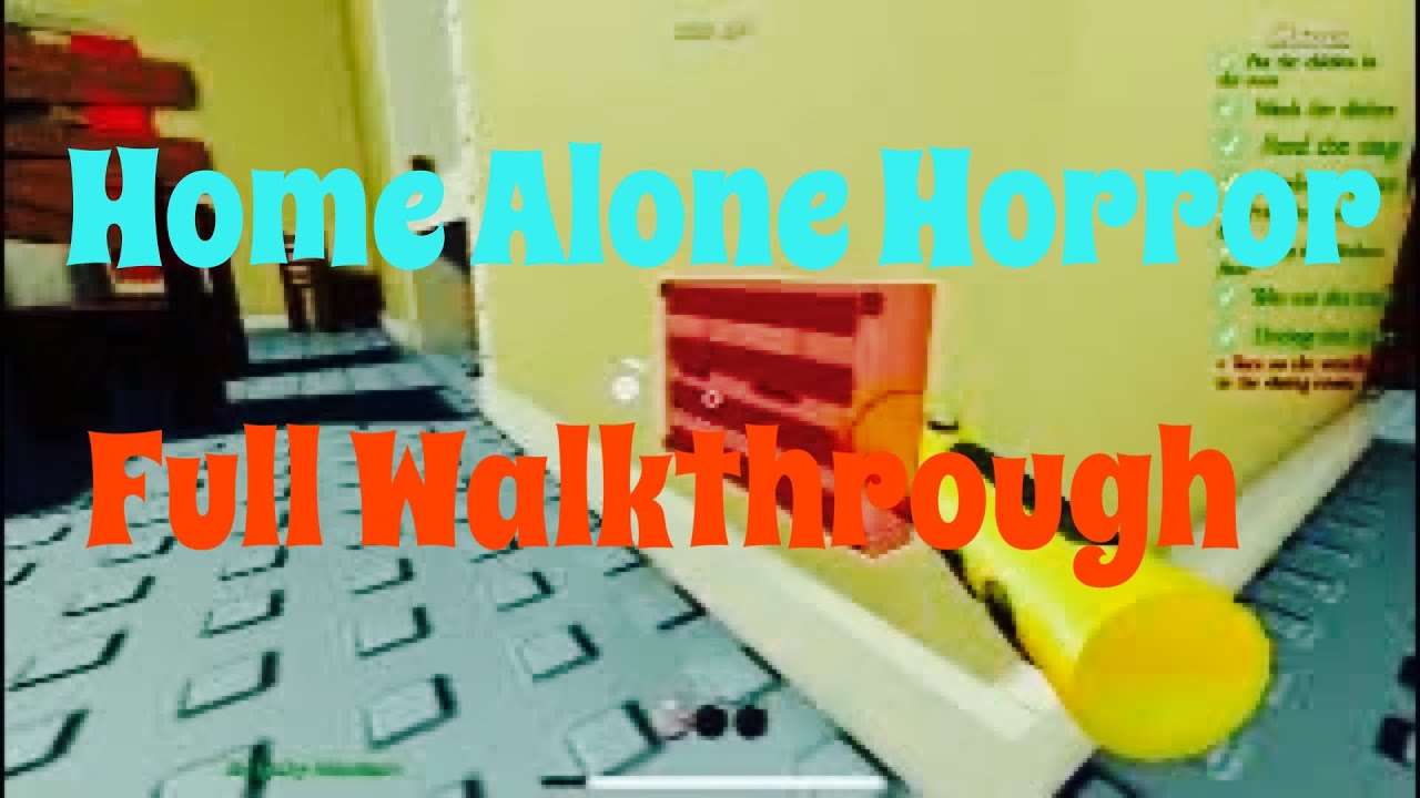 Home Alone [Horror] | Roblox - YouTube