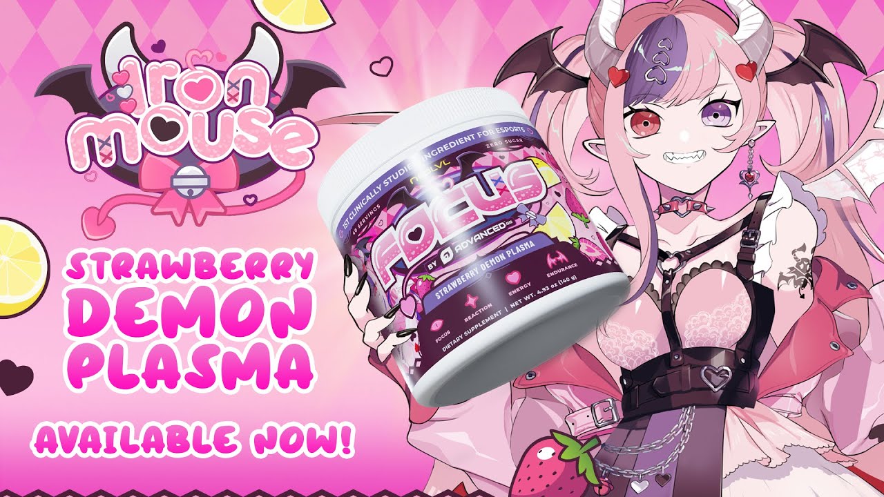 Ironmouse Strawberry Demon Plasma is HERE! 😈 - YouTube