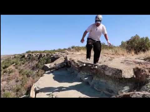 guy skateboards off a cliff #liveleak
