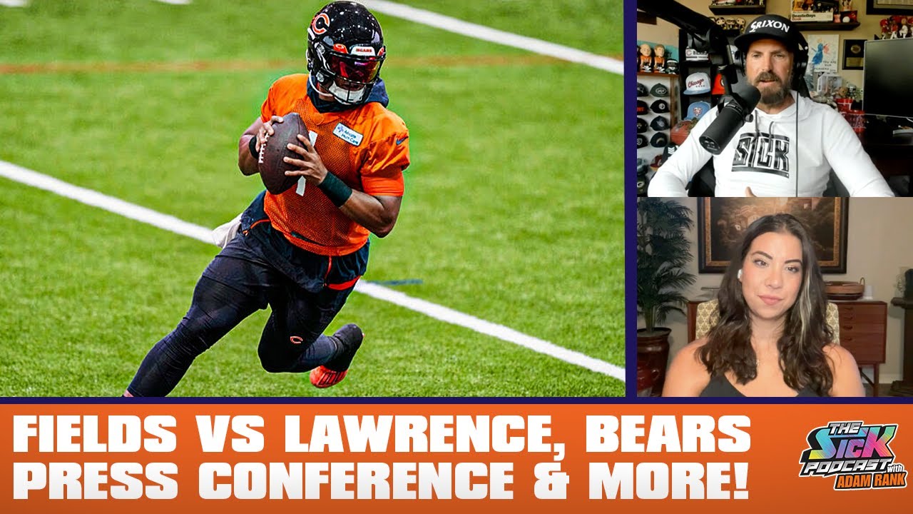 Fields Ranked Ahead Of Lawrence, Bears Press Conference & More! - Take ...