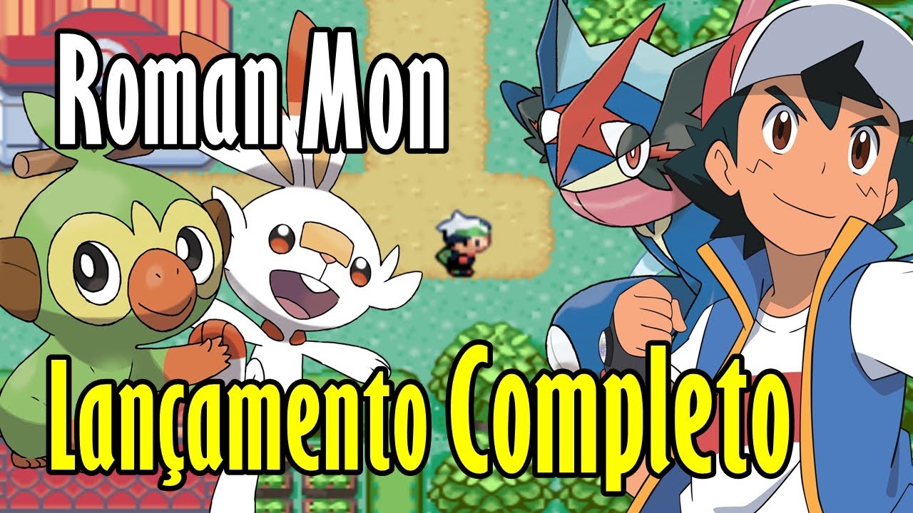LANÇAMENTO GBA COMPLETO c 8ª GERAÇÃO e 100 NOVOS TIPOS | Pokémon Roman ...
