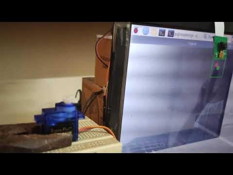 raspberry pi opencv virtual drag and drop | raspberry pi 4 servo motor control opencv - YouTube
