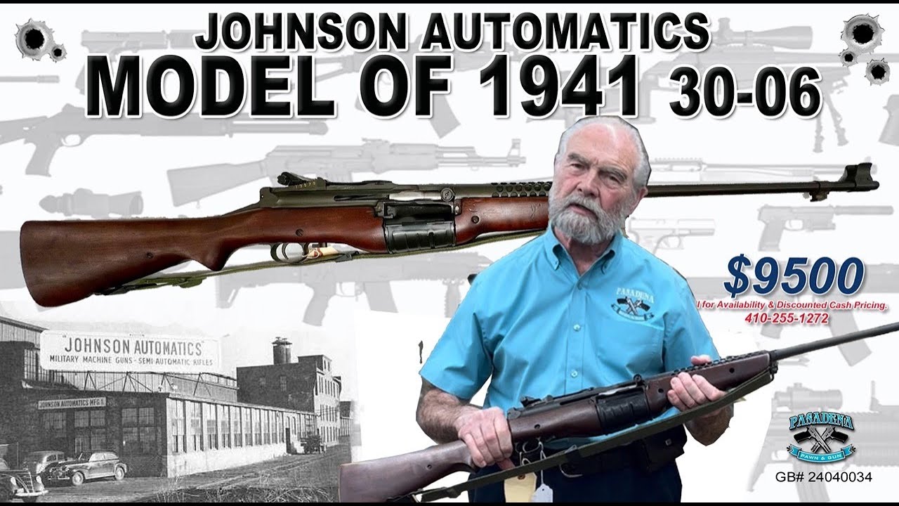 JOHNSON AUTOMATICS MODEL OF 1941 30-06 - YouTube