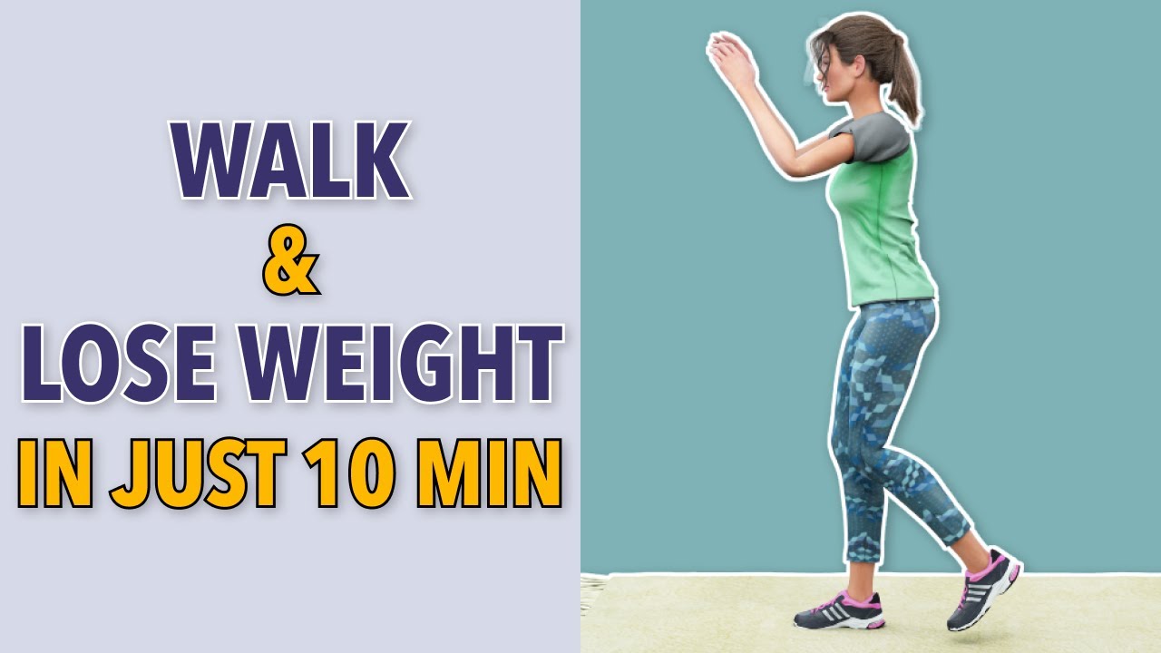 10 Minute Walk At Home For Weight Loss - YouTube