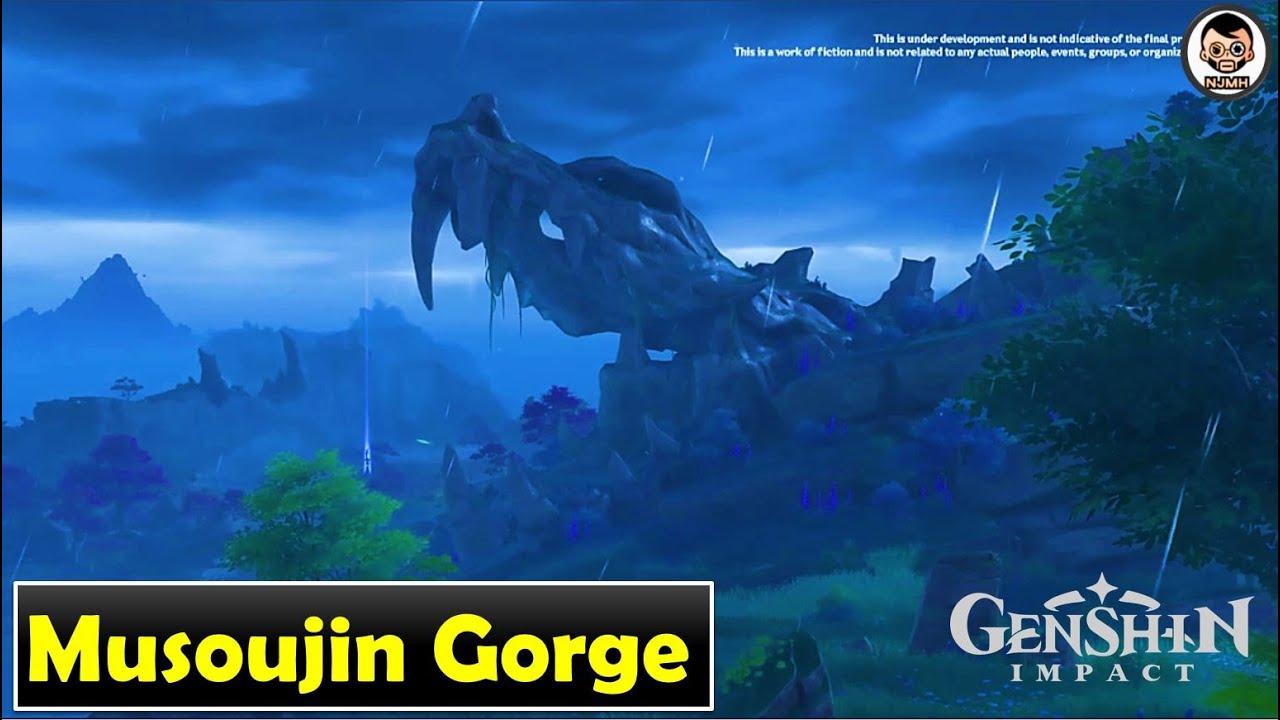 😵 Musoujin Gorge (location of Raiden Shogun) in Inazuma | Genshin ...