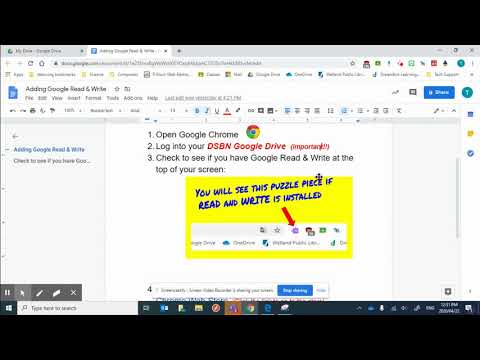 Adding Google Read & Write - Tutorial - YouTube
