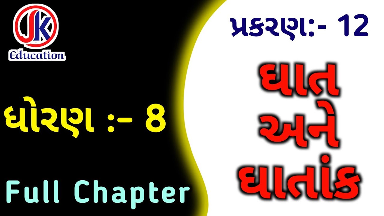 Std 8 Maths Ch12 Ghat Ane Ghatank (ઘાત અને ઘાતાંક) Full Chapter By ...