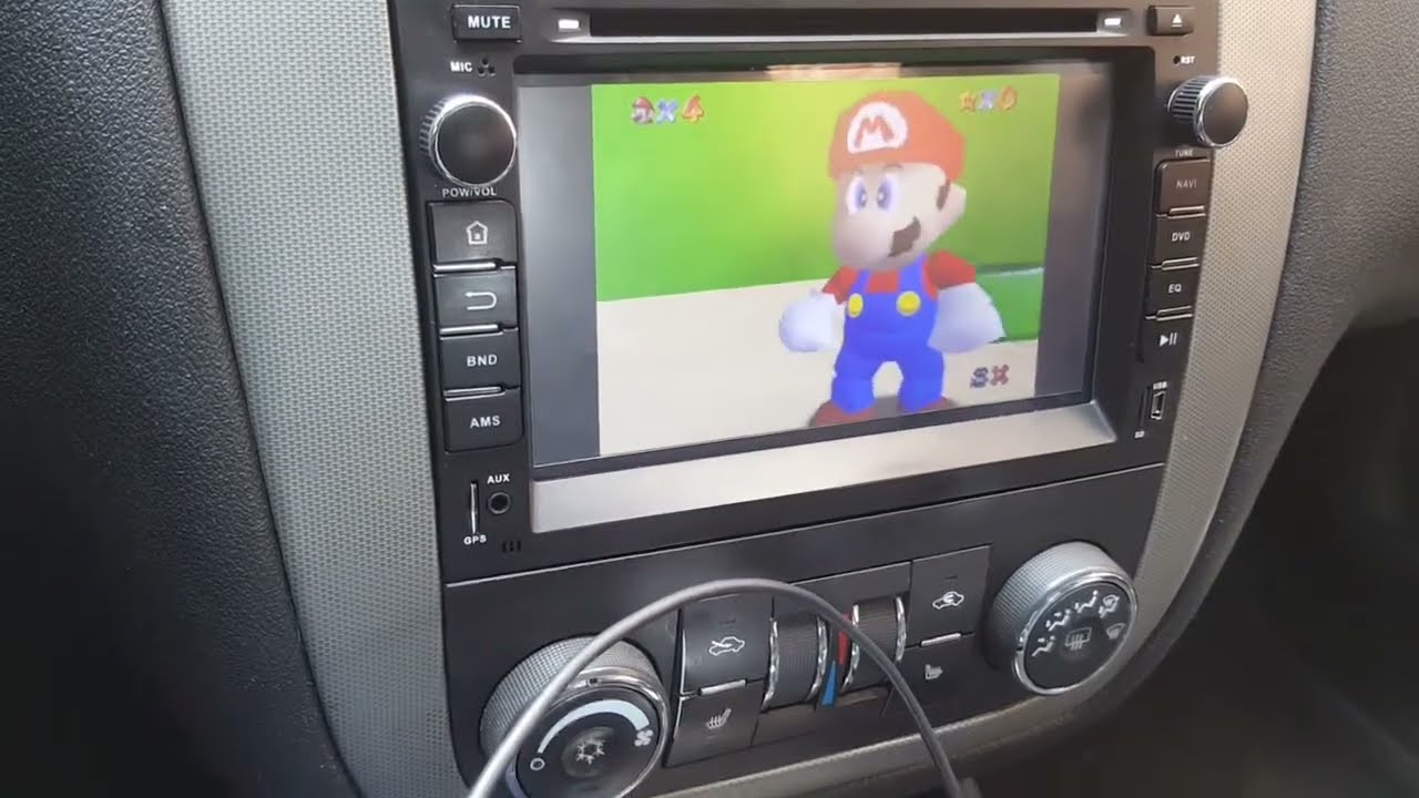 Eonon GA7180A Car Radio Running SNES N64 SG Games - YouTube
