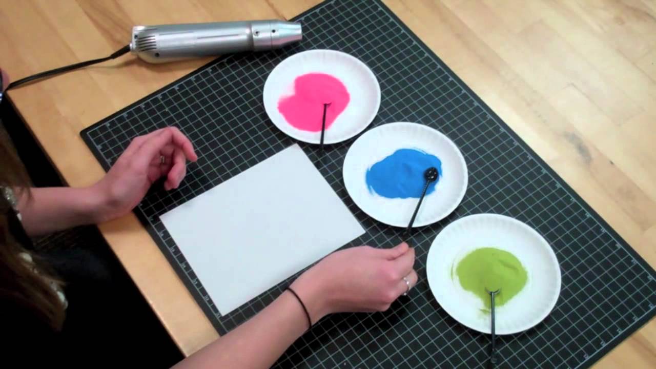 Archiver's Shows Embossing with Multiple Colors - YouTube