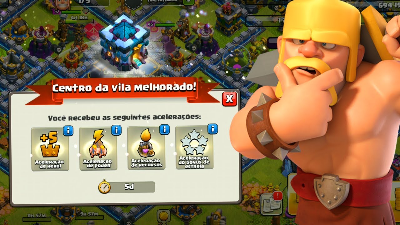 NUNCA É UM ADEUS!! CHEGUEI NO CV13, O QUE UPAR PRIMEIRO NO CV13 NO ...