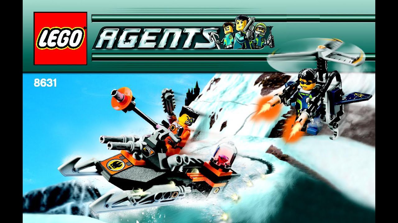 8631 LEGO Agents Jetpack Pursuit (instruction booklet) - YouTube