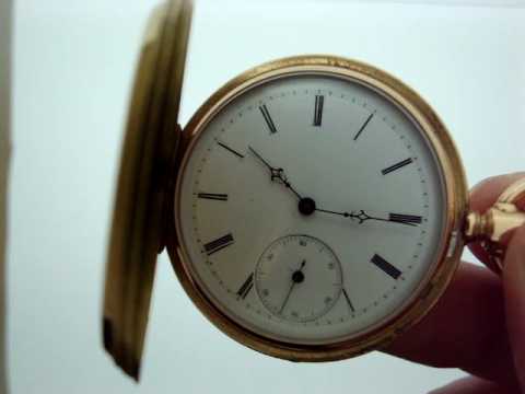 Antique Breitling Pocket Watch from 1875 - YouTube