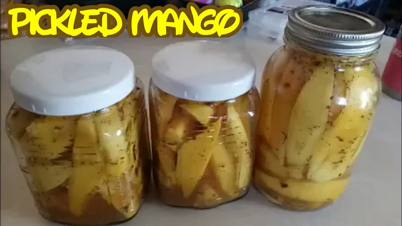 Home made pickled Mango - YouTube