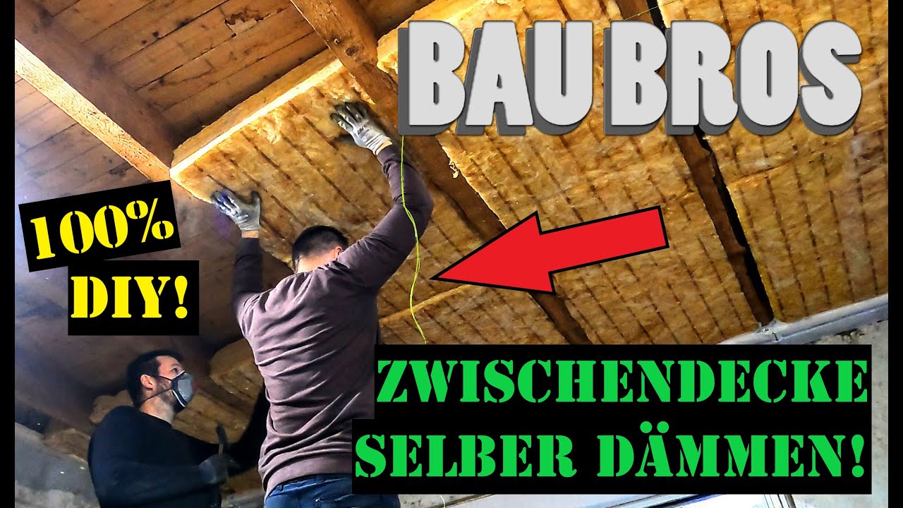 Zwischendecke dämmen - mit diesem einfachen Trick kann es jeder ...