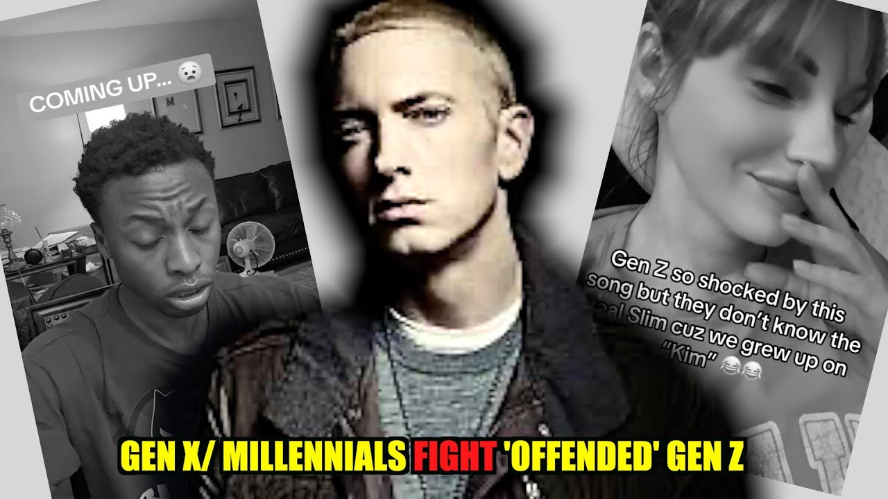 GEN X/ MILLENNIALS MAKE GEN Z REACT TO EMINEM 'KIM' - YouTube