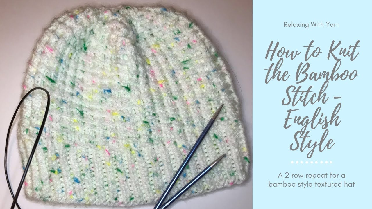 Crochet Pattern Bamboo Stitch