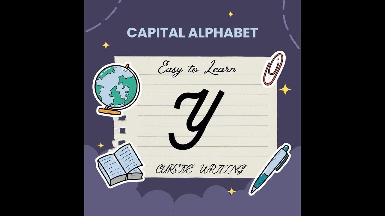 How to Write a Cursive Capital Y | Step-by-Step Tutorial - YouTube