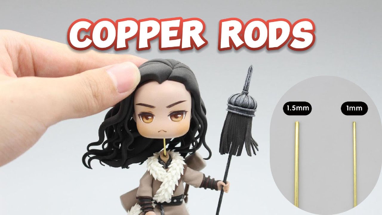Fine Copper Rods Tutorial: Building Strong Skeletons for Clay Crafts ...
