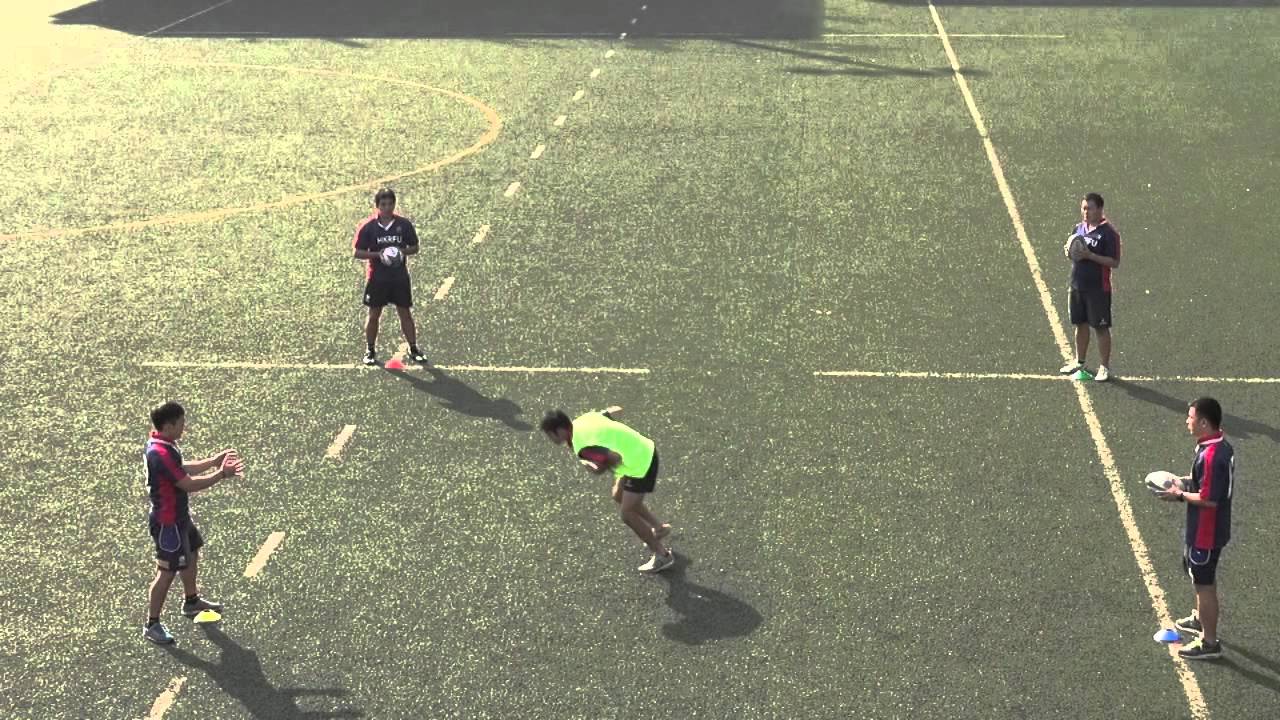 Catch & Pass Drill 19 - 4 Corner Passing Drill (Progression 3) - YouTube
