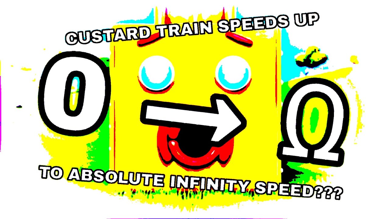 THE CUSTARD TRAIN SPEEDS UP TO ABSOLUTE INFINITY SPEED??? (reuploaded) - YouTube