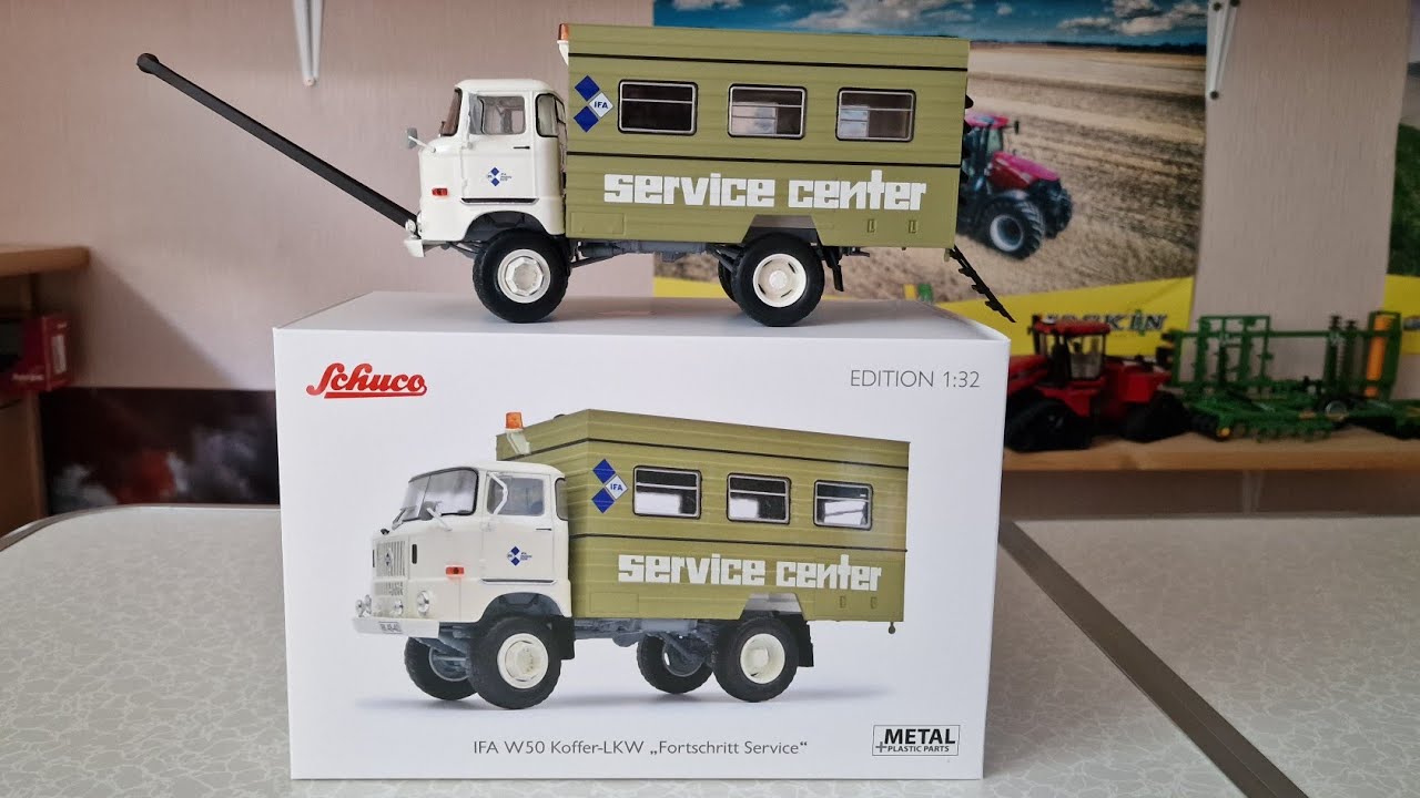 IFA W50 service center von Schuco in 1:32 / 4K - YouTube