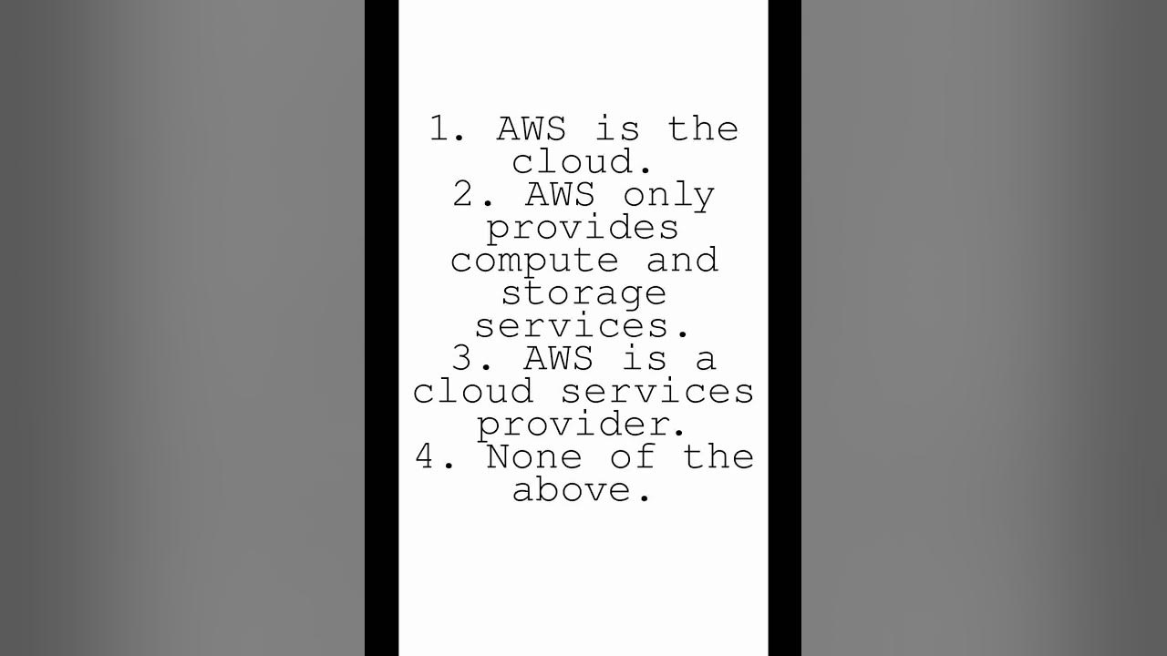 Amazon AWS Certified Cloud Practitioner Practice Questions - YouTube