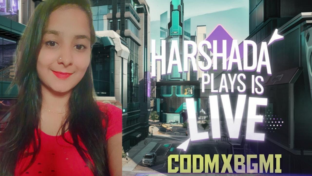 CODM live stream with girl gamer later BGMI ♥️ ️ #cod #codmobile # ...