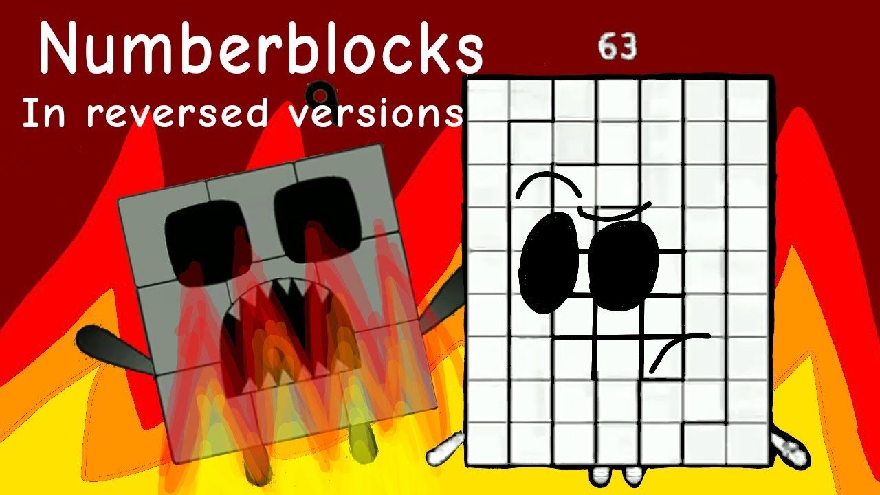 Numberblocks in reversed versions - YouTube