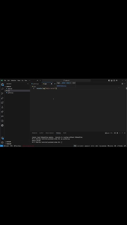 Coding "Hello world" in 3 programming languages - YouTube