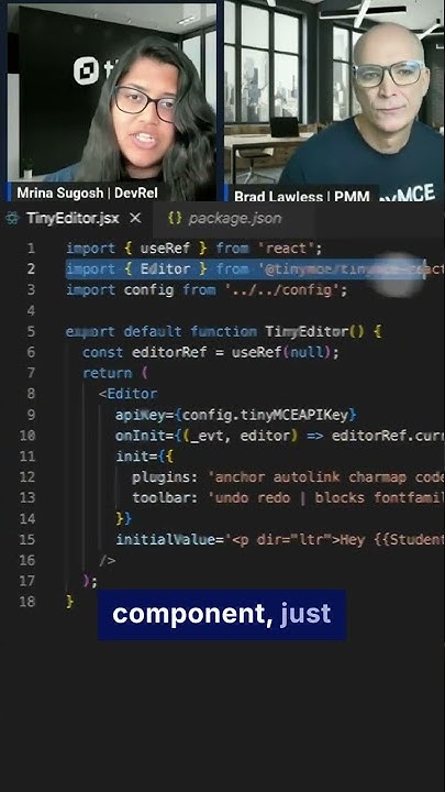 Quick Setup: TinyMCE in React & What's New in Version 7! - YouTube
