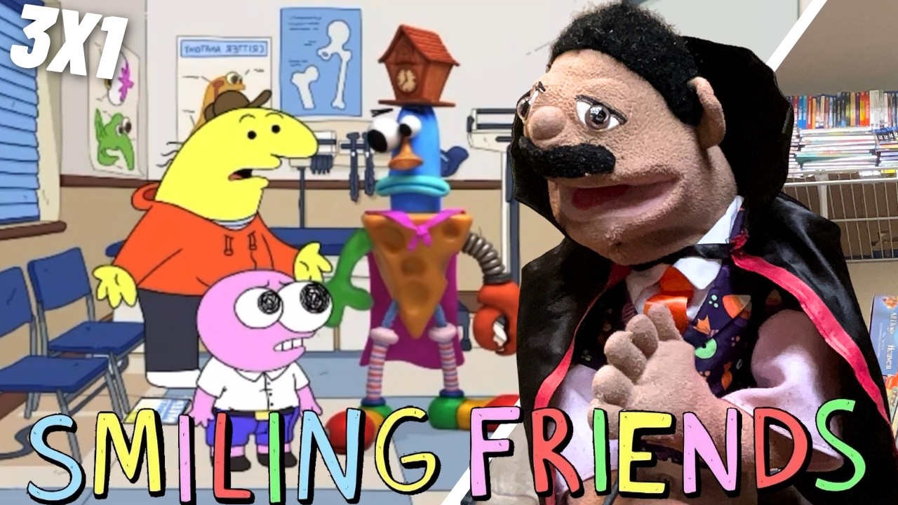 SMILING FRIENDS Season 3 Episode 1 Silly Samuel Reaction (Puppet ...