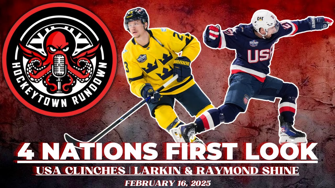 DYLAN LARKIN & LUCAS RAYMOND SHINE AT THE 4 NATIONS FACE-OFF | TEAM USA ...