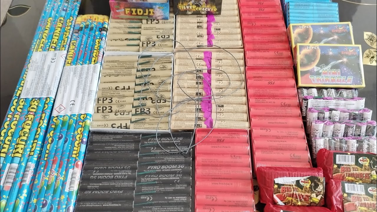 Colecție petarde și artificii Pyro Boom #3 - YouTube