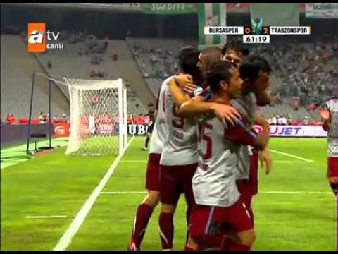 Trabzonspor Bursaspor 3-0 Süper Kupa finali olimpiyat stadı 2010 HD