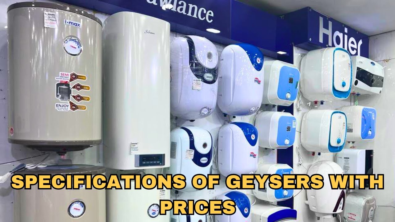 Specifications Of Geysers With Prices | All Type Of Geysers | Adnan ...