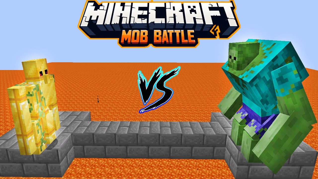 Gold Golem vs All Mutant Mobs in minecraft battle - Dimond golem - iron ...