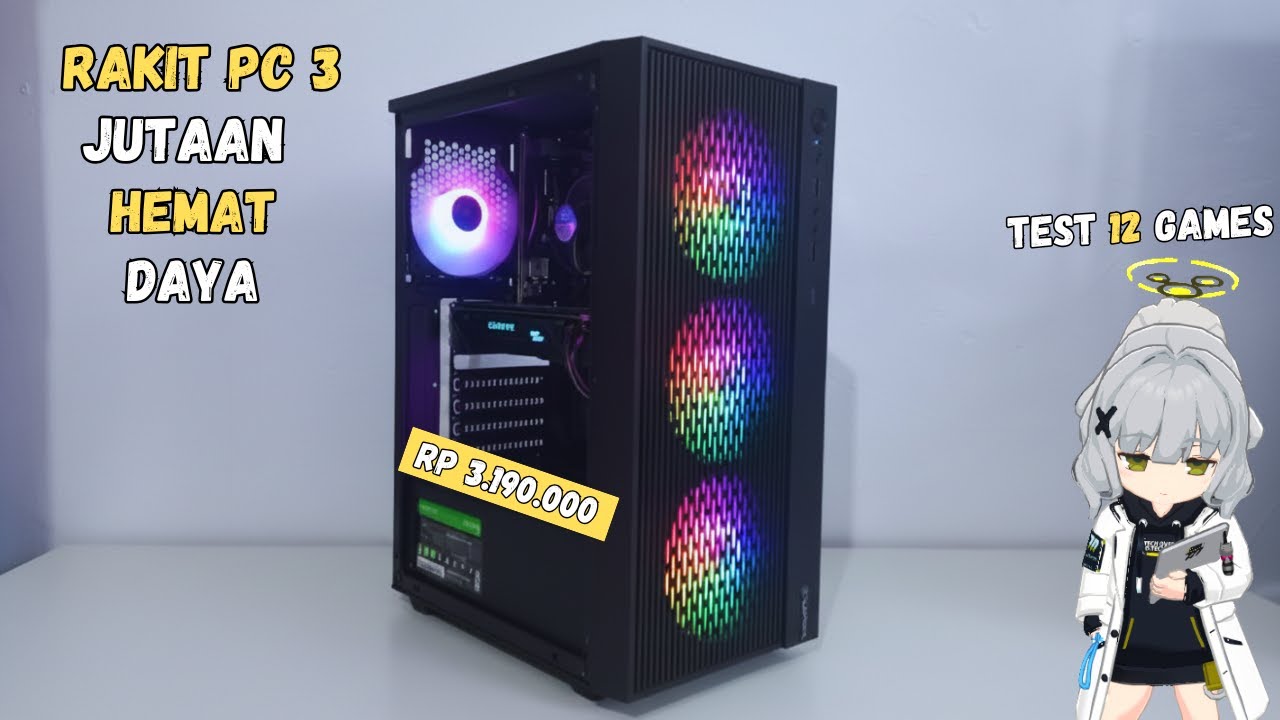 Rakit PC 3 Jutaan Menggunakan I3 8100 & GTX 1050Ti || Rakit PC Kere ...