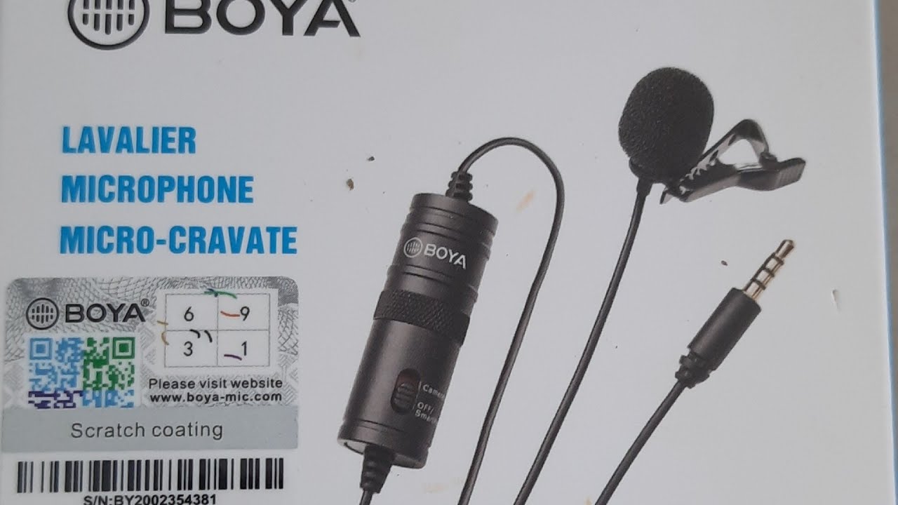 Unboxing and review of boya B Y M1 mic - YouTube