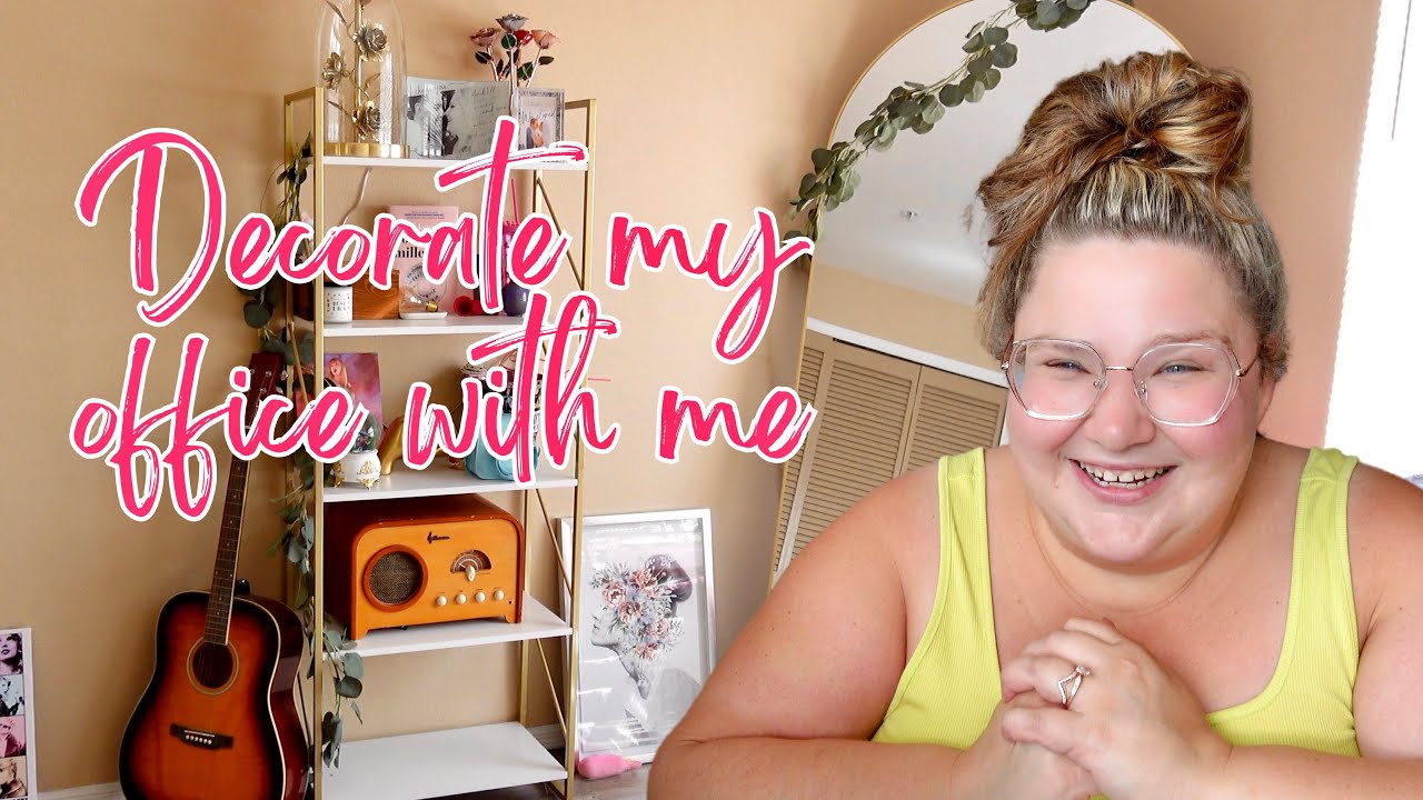 Decorate My Office With Me | My Swiftie Office | At Home Office - YouTube
