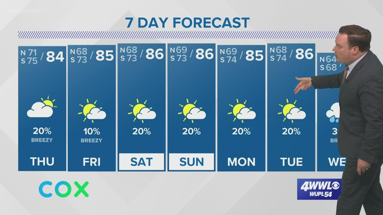 Weather: Beta on the Move, Cold Front Next Week - YouTube