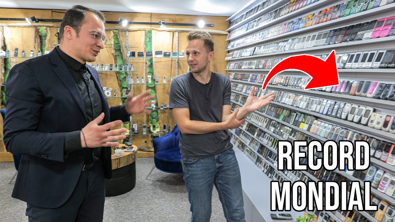 Omul cu cele mai multe TELEFOANE din lume! Peste 9000 de bucăți ...