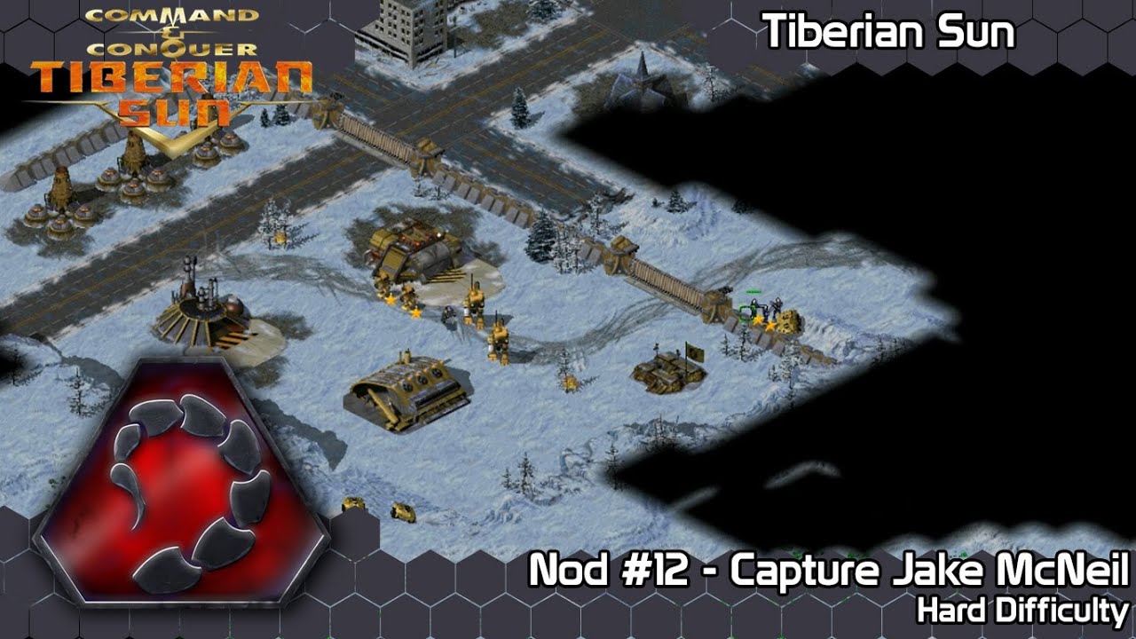 C&C Tiberian Sun - Nod #12 Capture Jake McNeil on Hard Difficulty - YouTube