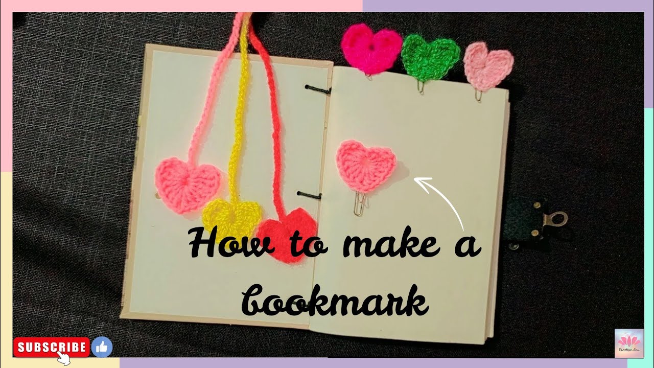 बुकमार्क बनाना सीखें | How to make a book mark - YouTube
