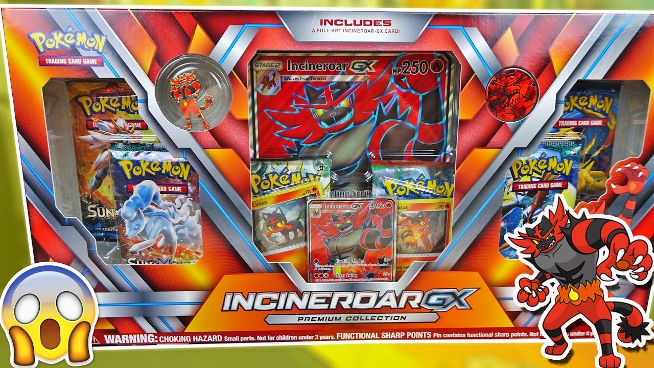 ¡APERTURA de la INCINEROAR GX PREMIUM COLLECTION BOX! 🔥| Cartas Pokémon ...