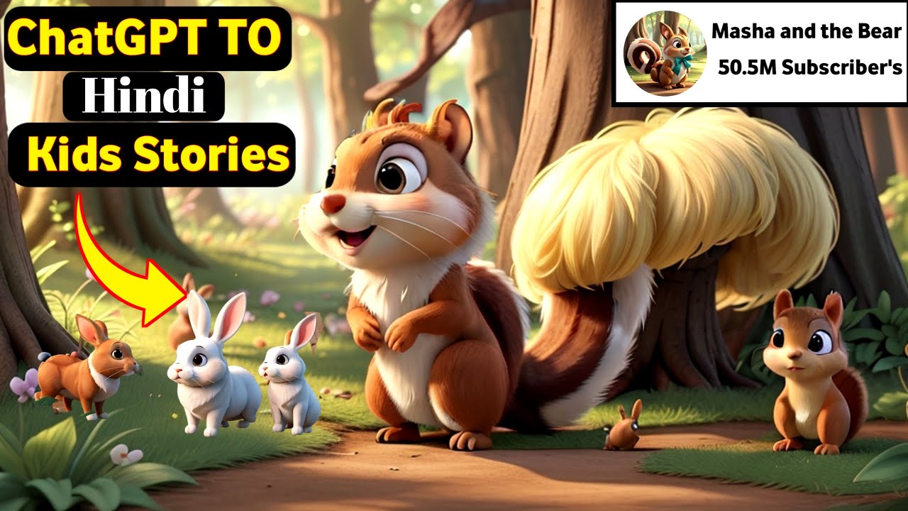 Create Cartoon Kids Story Video in Hindi using ChatGPT | How to Make ...